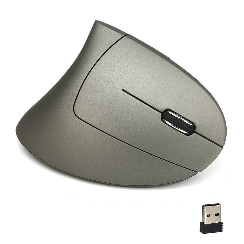 Ergonomisk vertikal trådløs mus med USB-lading og optisk sensor – bonlint