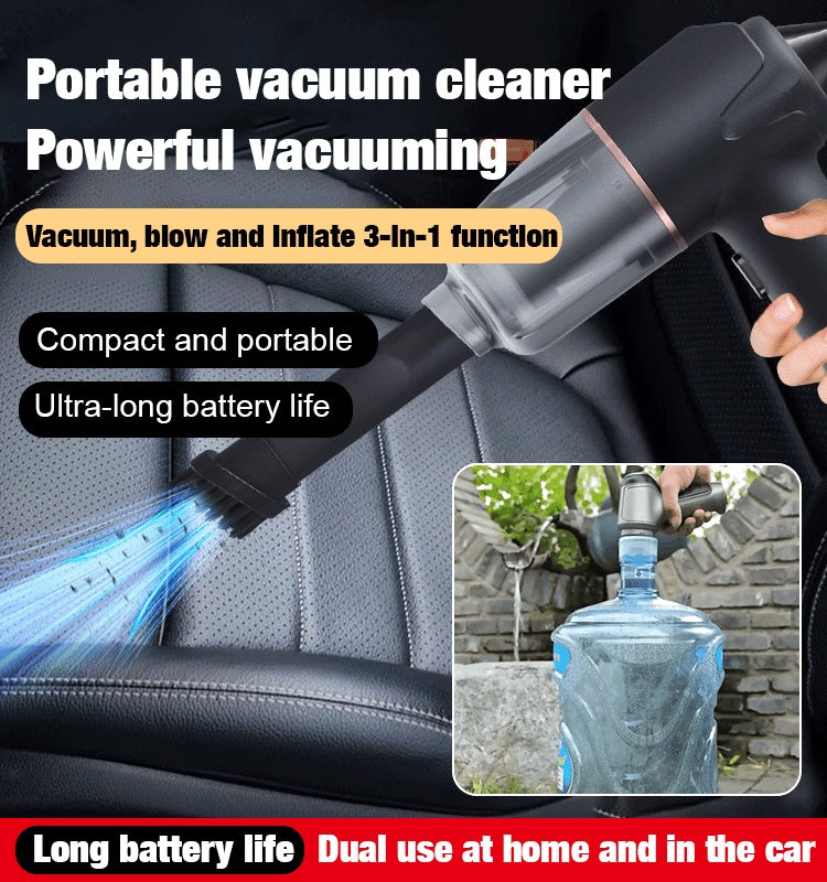 Blow, Vacuum and Inflate all-in-one Cordless Vacuum Cleaner for Home a ...